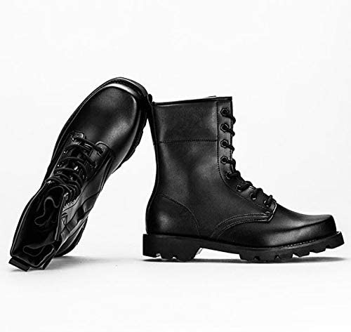 8" Standard Strider Leather Lightweight Lace-up Security Boots - Kazih Kits
