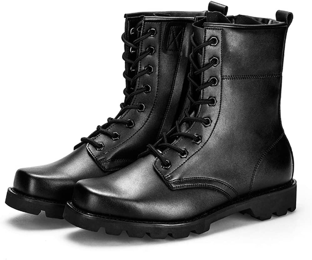 8" Standard Strider Leather Lightweight Lace-up Security Boots - Kazih Kits